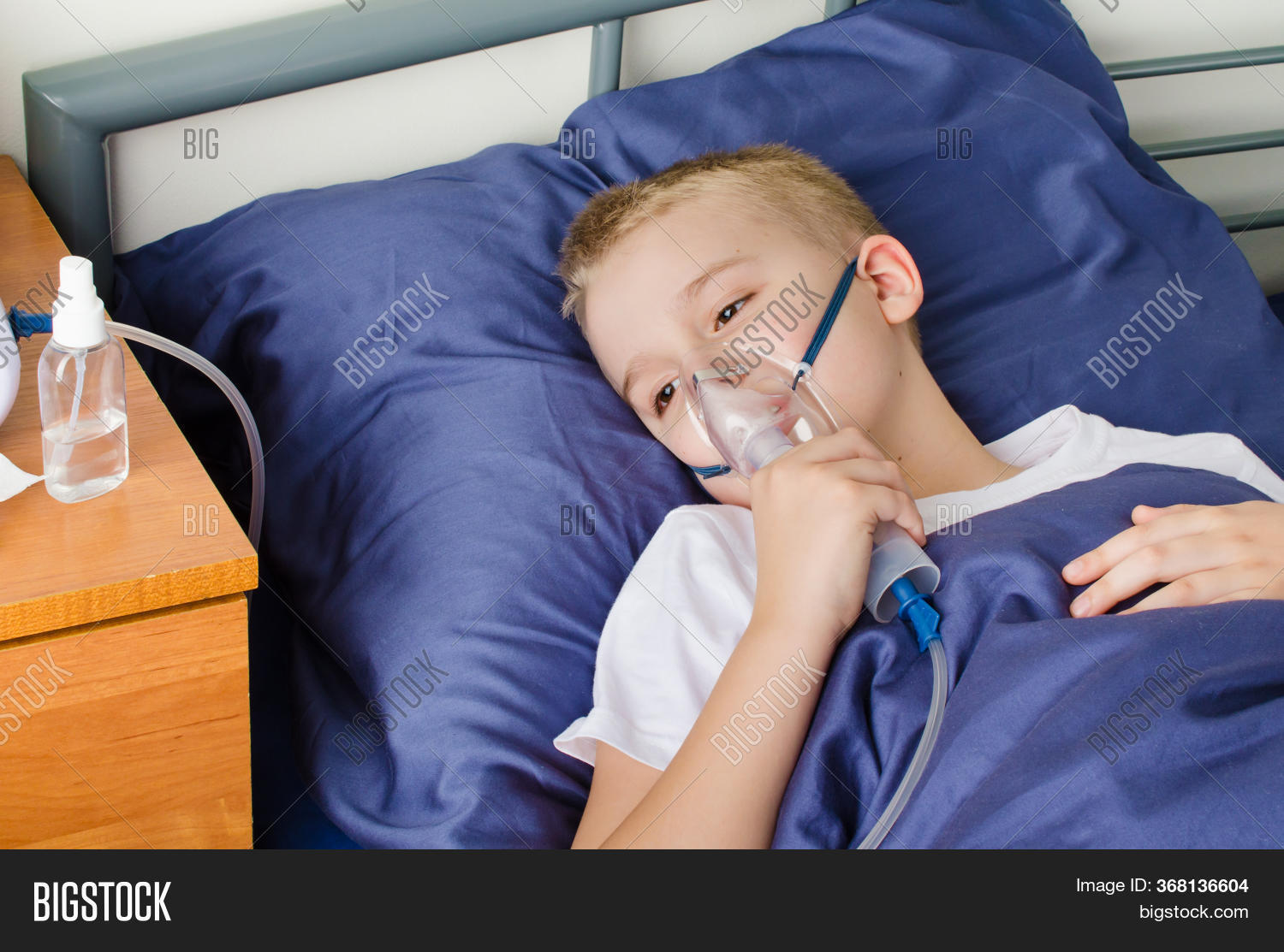 Sick Boy Breathing Image & Photo (Free Trial) | Bigstock