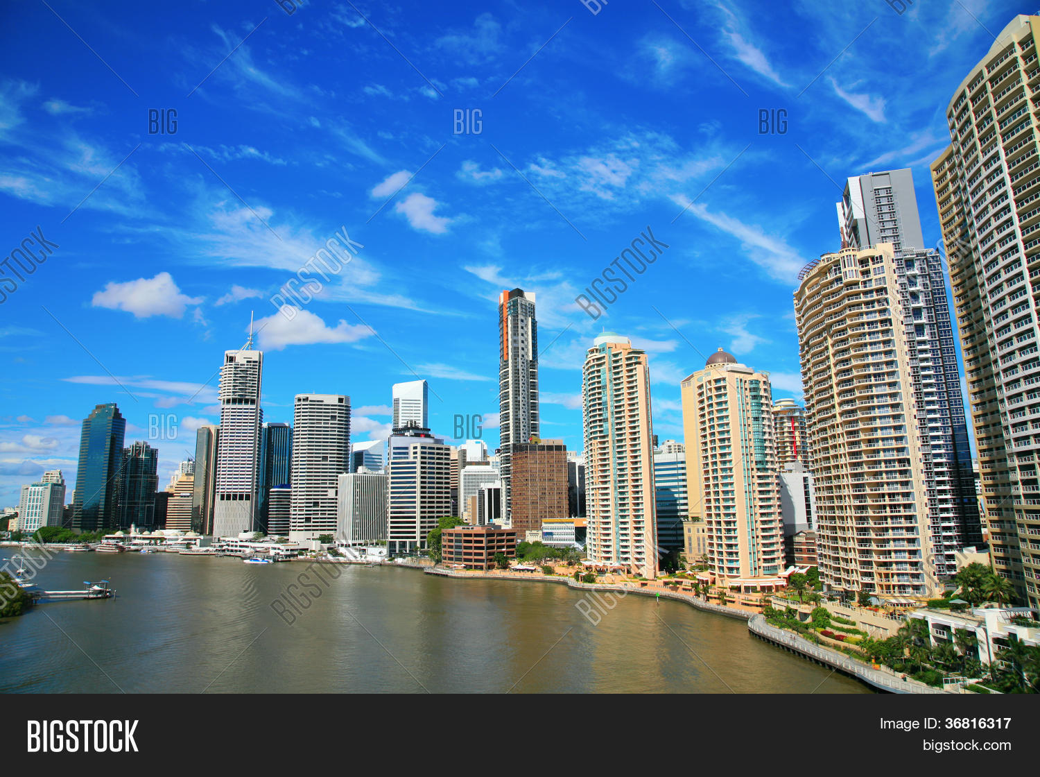 Brisbane River City Image & Photo (Free Trial) | Bigstock