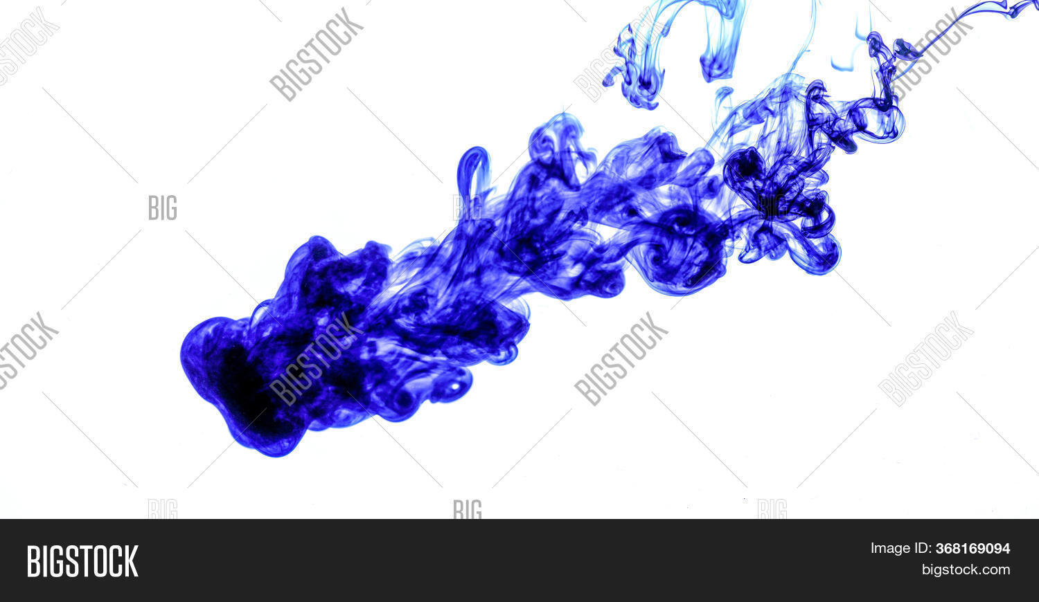 Blue Ink Injected Into Image & Photo (Free Trial) | Bigstock