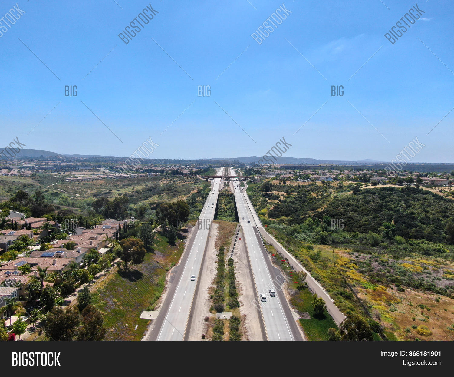 Aerial View Highway, Image & Photo (Free Trial) | Bigstock