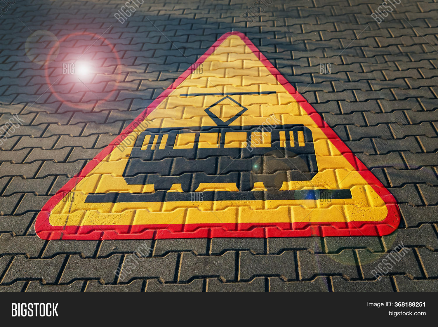 Yellow Red Triangular Image & Photo (Free Trial) | Bigstock