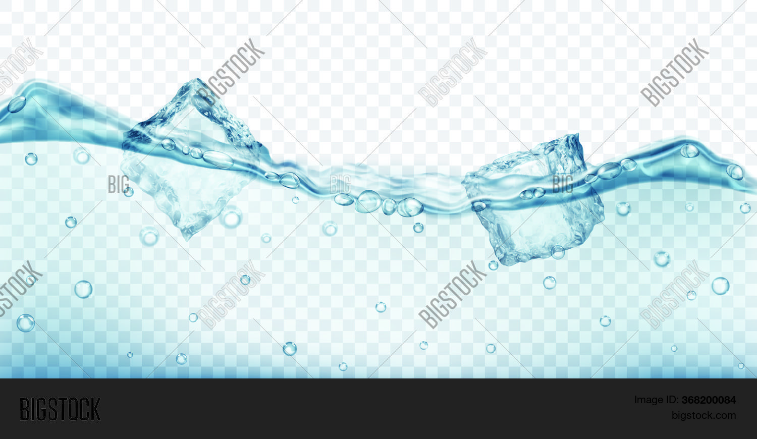 Translucent Ice Cubes Vector & Photo (Free Trial) | Bigstock