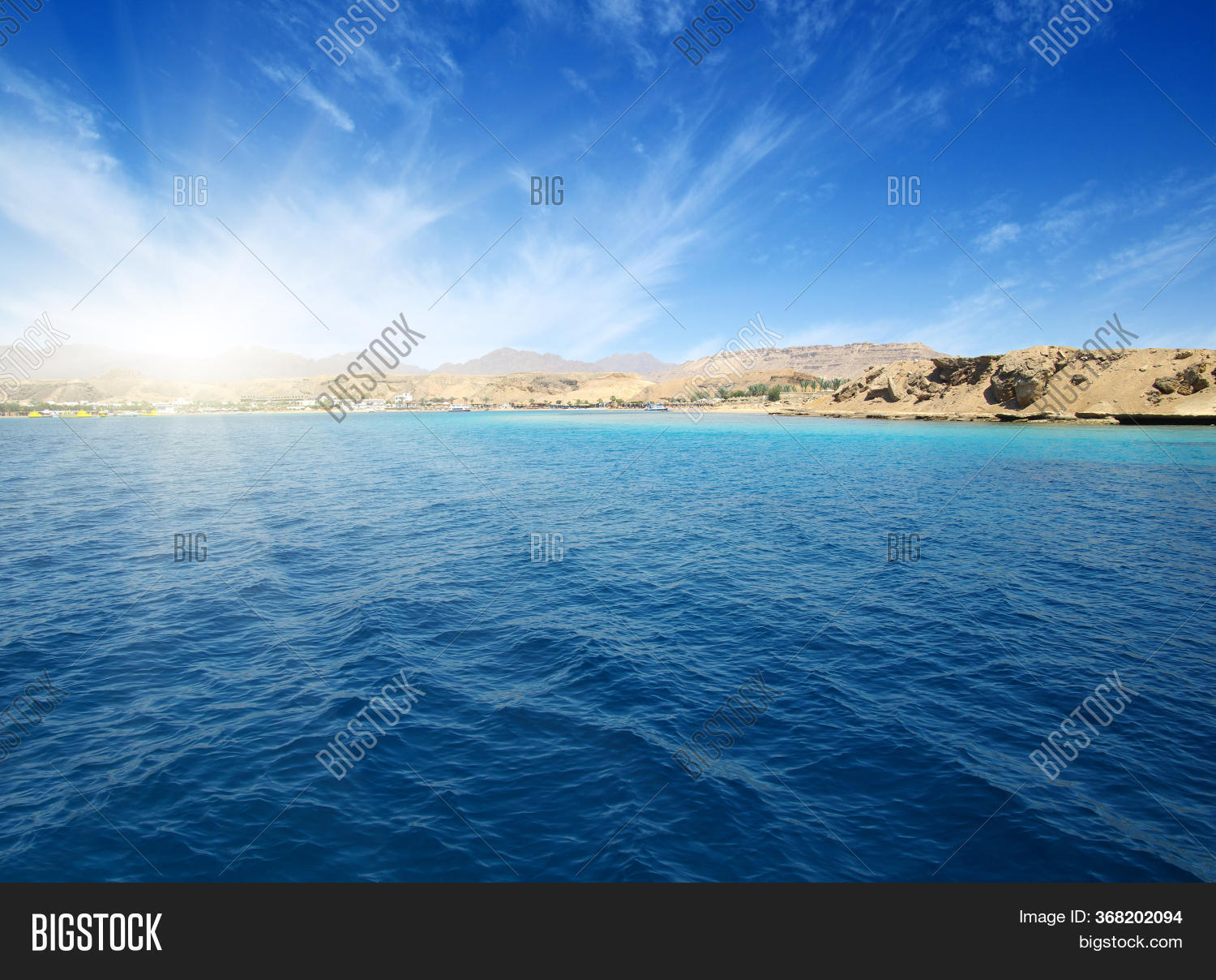 Horizon Blue Sea Rocks Image & Photo (Free Trial) | Bigstock