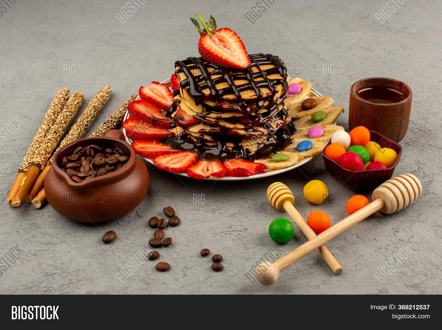 Fornt View Pancakes Image & Photo (Free Trial) | Bigstock