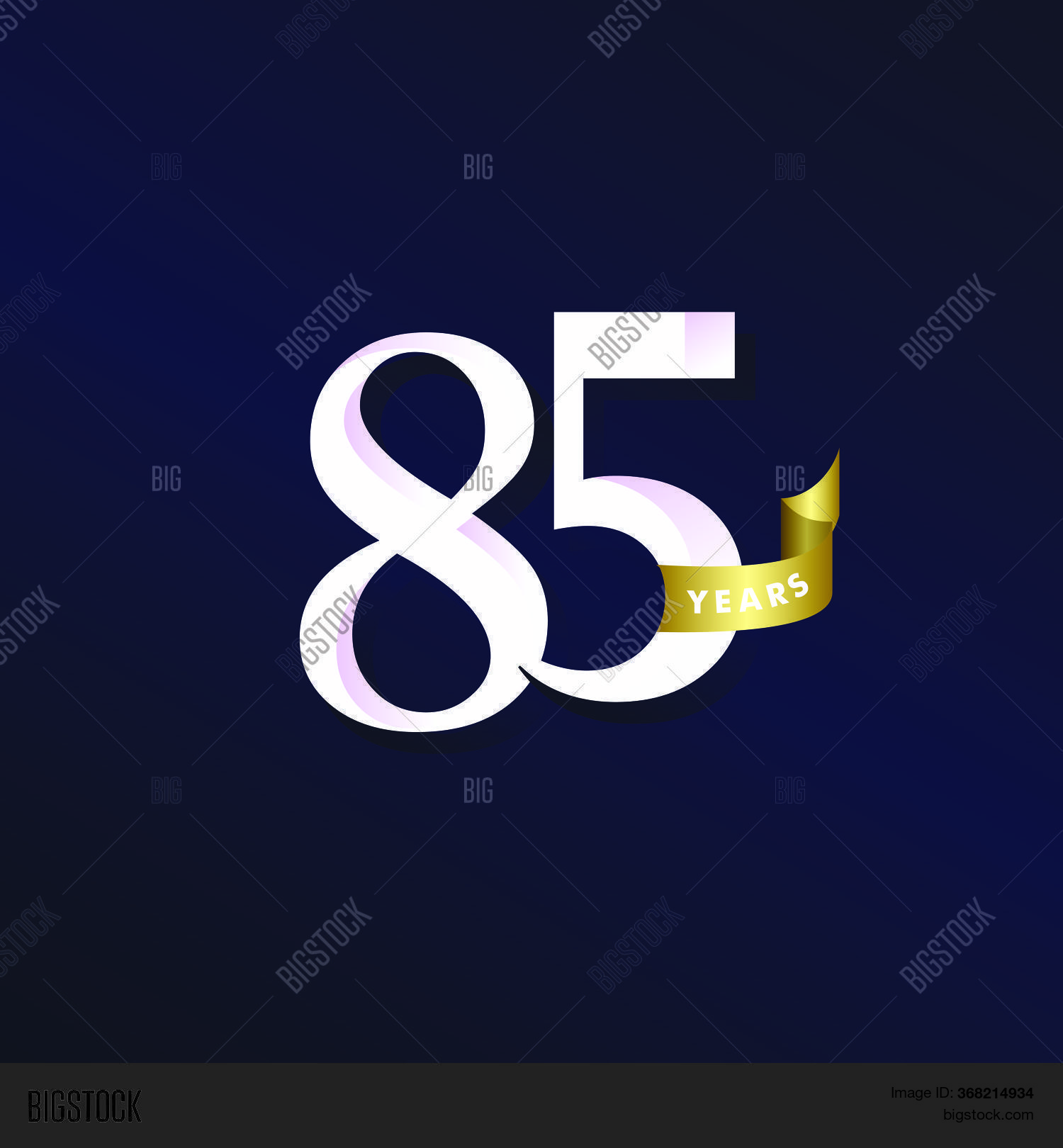 85 Years Anniversary Vector & Photo (Free Trial) | Bigstock