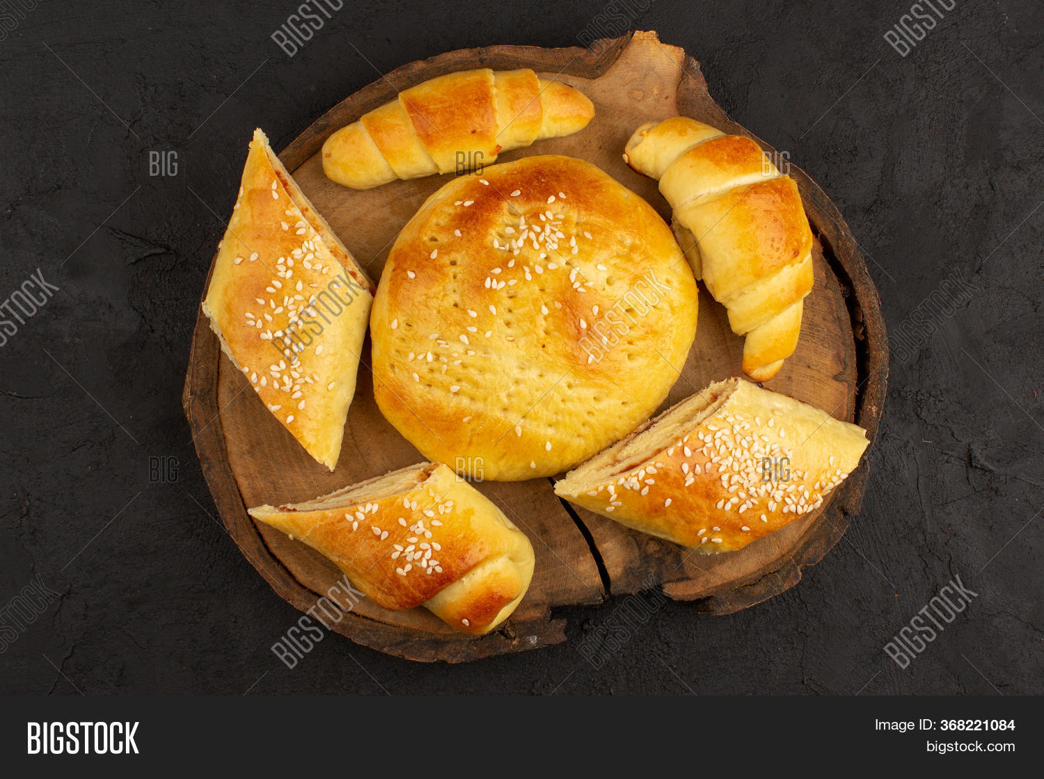Top View Pastries Image & Photo (Free Trial) | Bigstock