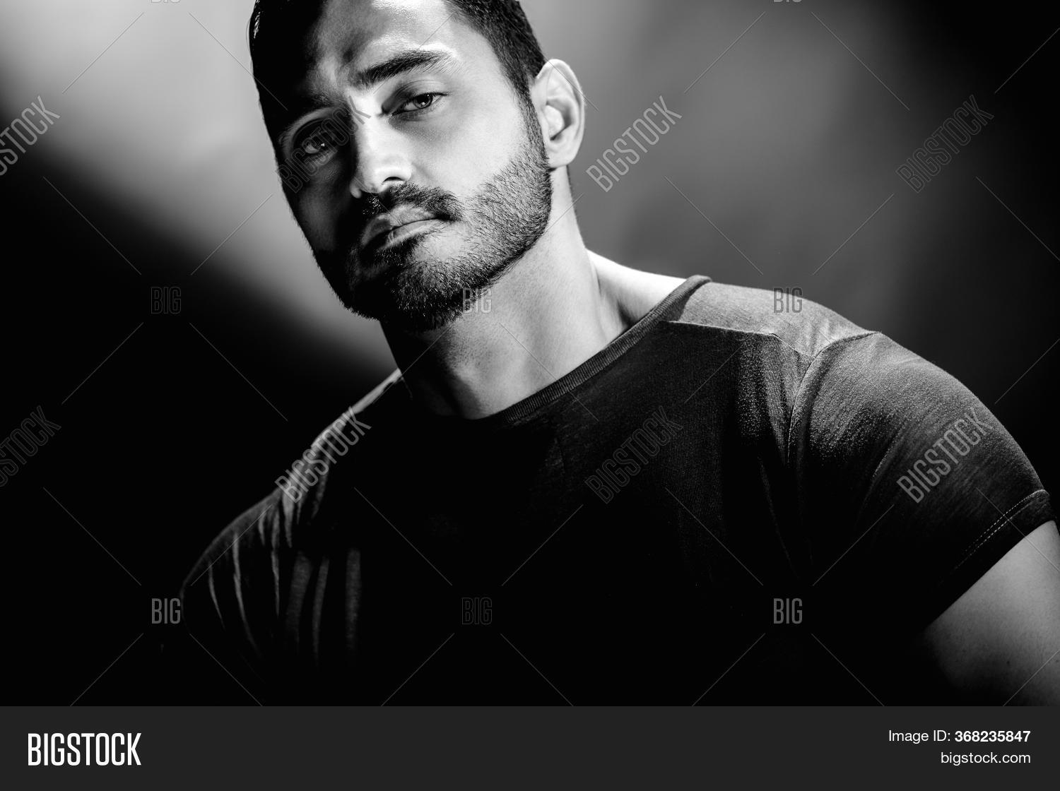 Bw Portrait Handsome Image & Photo (Free Trial) | Bigstock