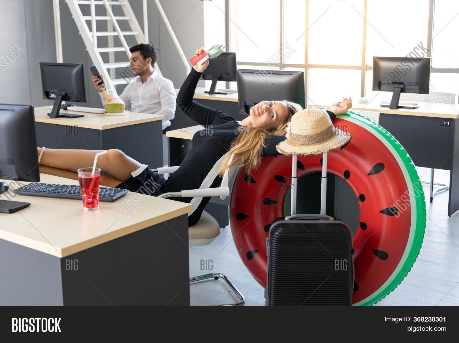 Relaxed Business Woman Image & Photo (Free Trial) | Bigstock