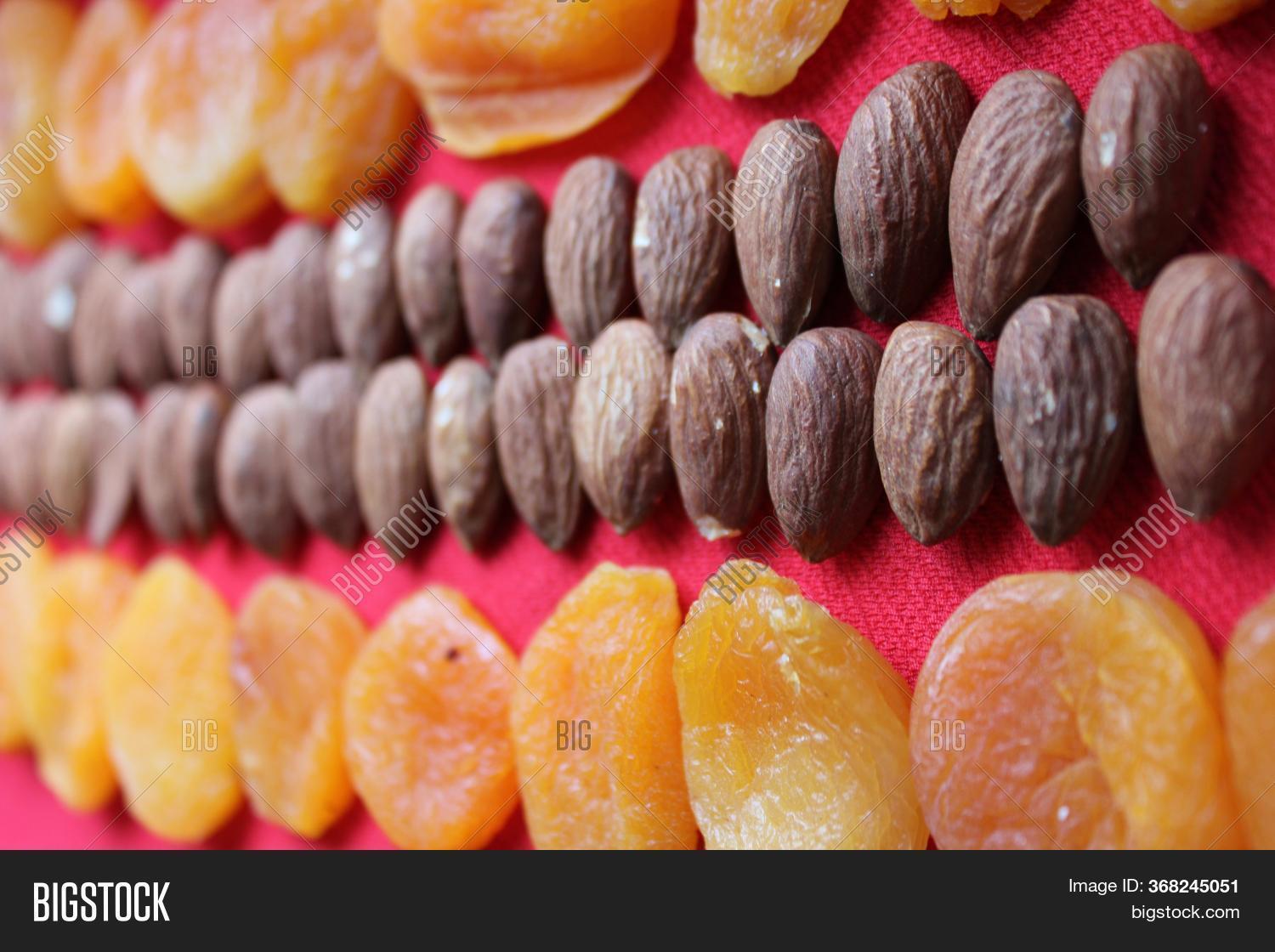 Almonds Dried Apricots Image & Photo (Free Trial) | Bigstock