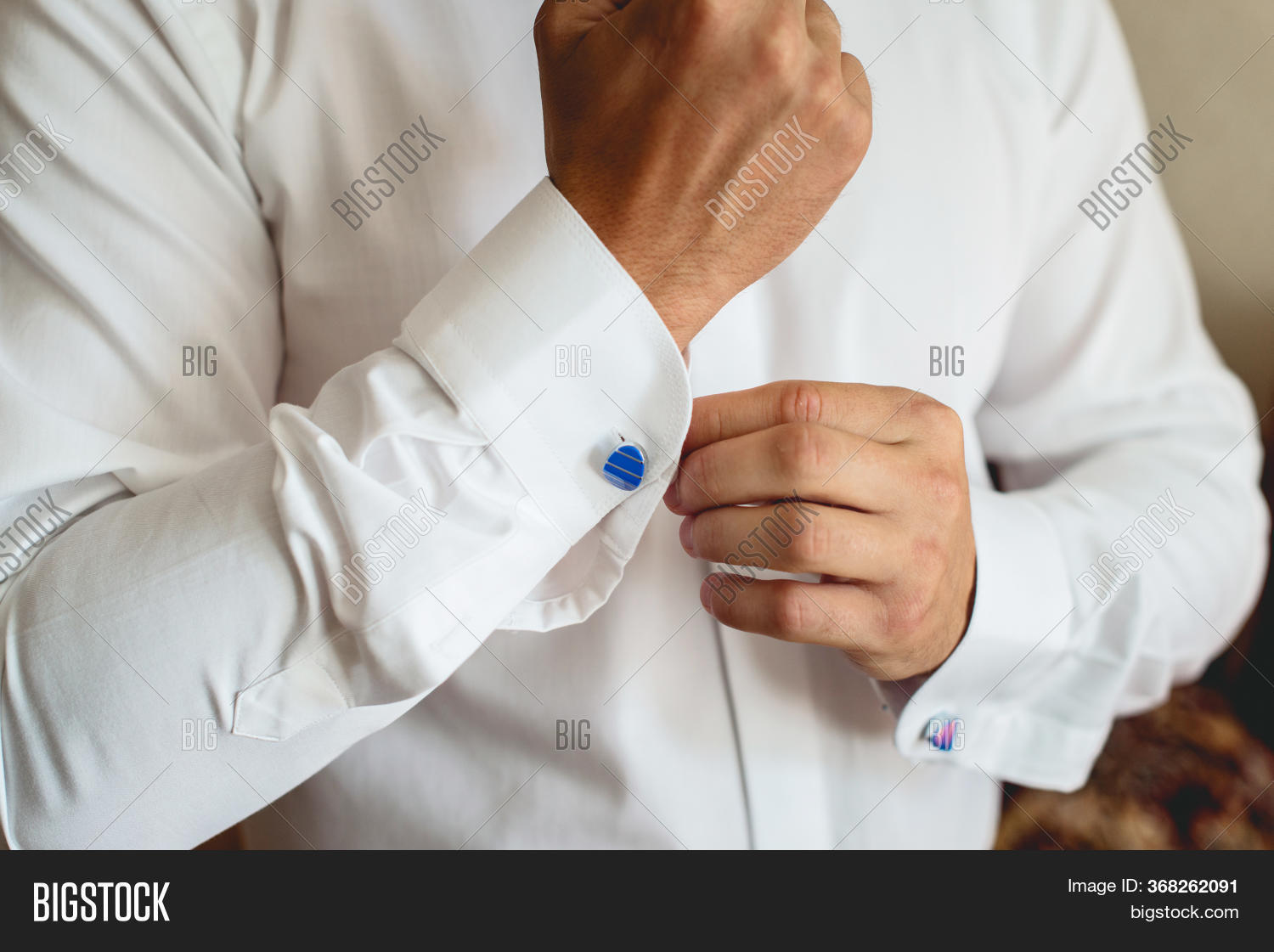 Man Fastens Cufflink Image & Photo (Free Trial) | Bigstock