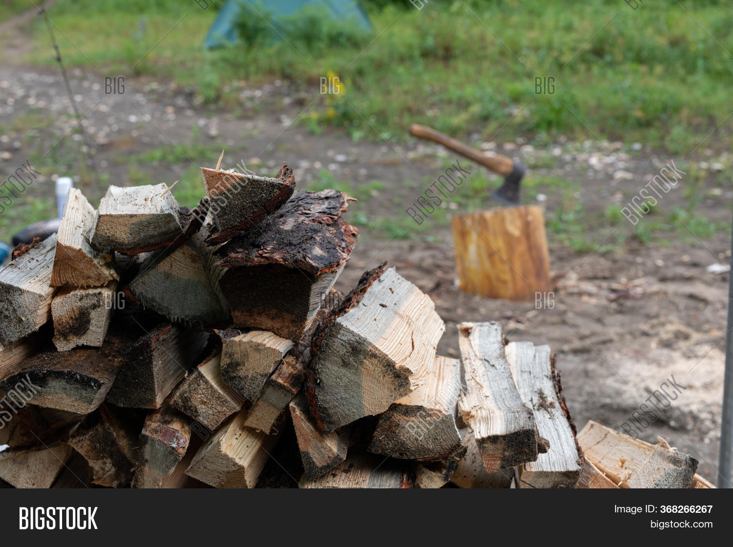 Logging. Chopping Wood Image & Photo (Free Trial) | Bigstock