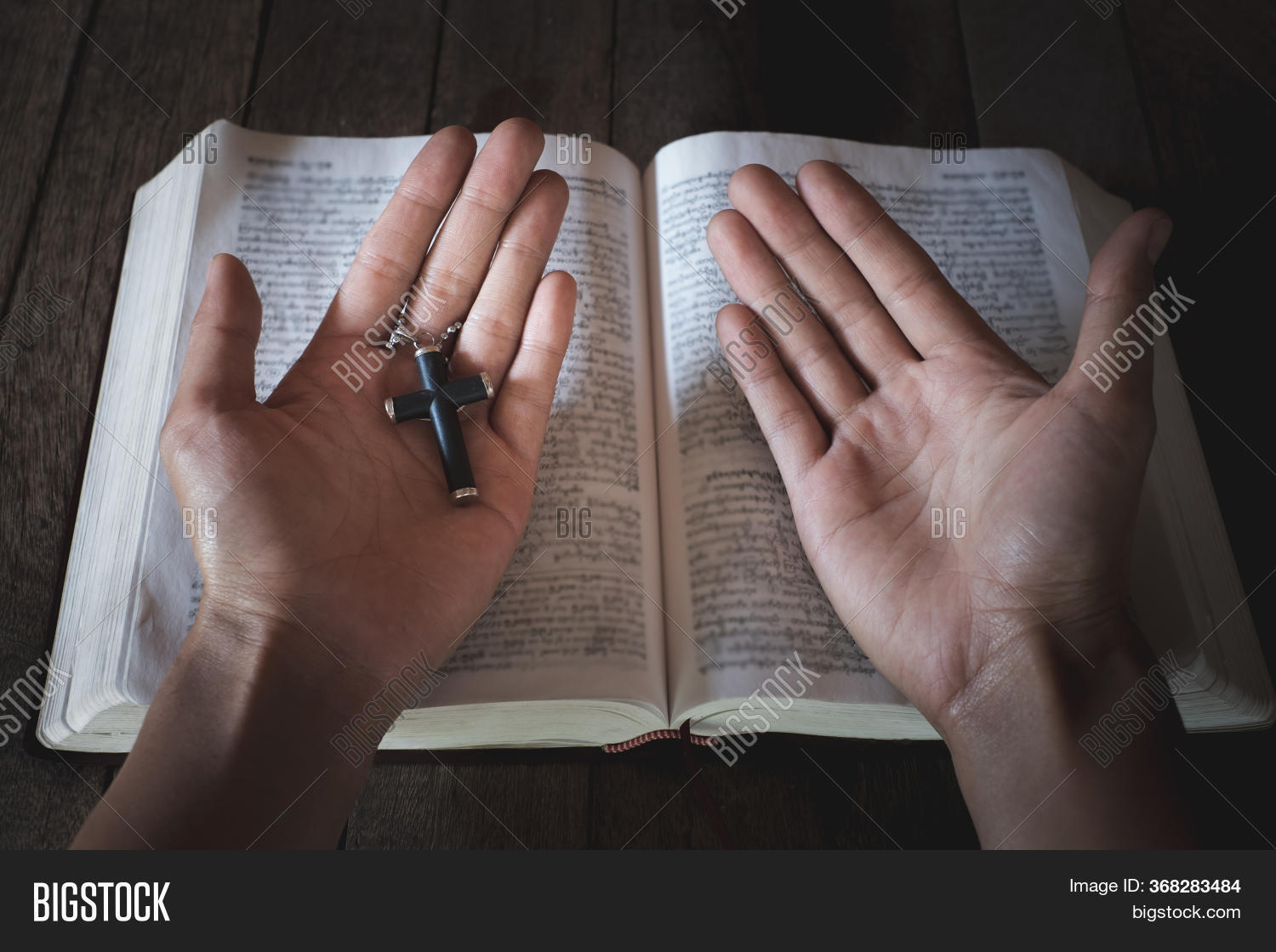 Crucifix Hand Young Image & Photo (Free Trial) | Bigstock