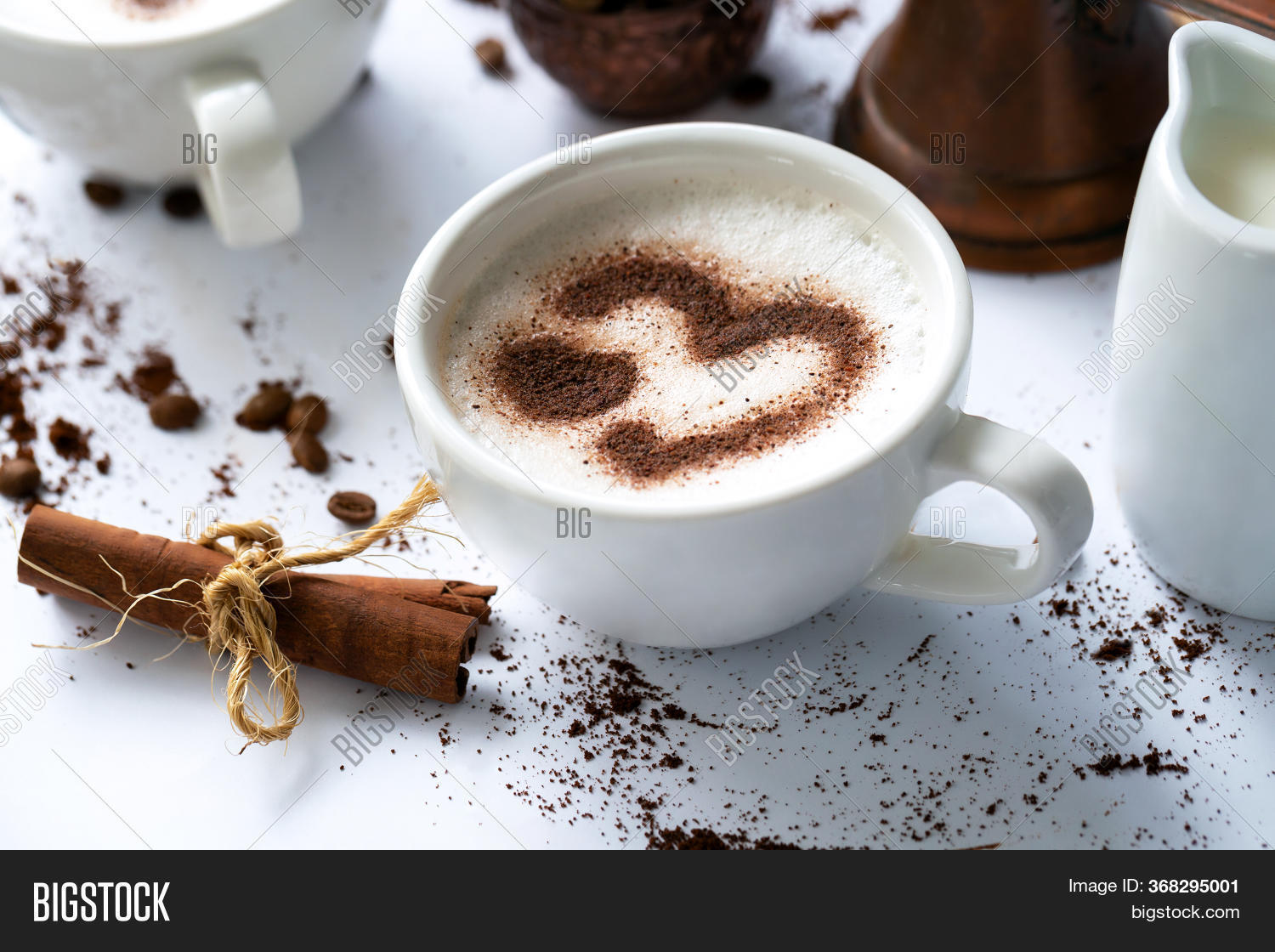 Two Latte Art Heart Image & Photo (Free Trial) | Bigstock