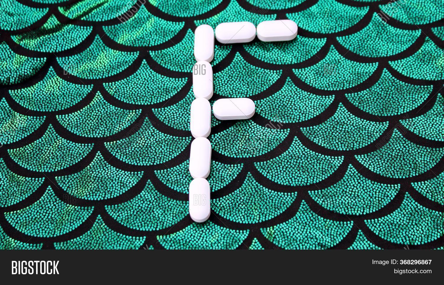 Alphabet Made Pills On Image & Photo (Free Trial) | Bigstock