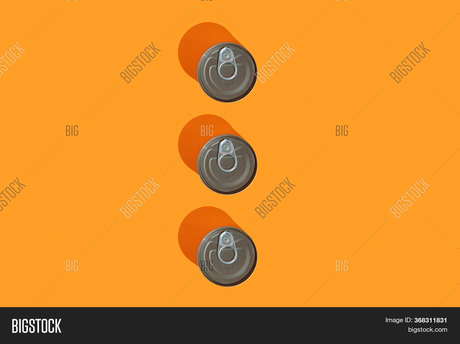 Tin Can Top View On Image & Photo (Free Trial) | Bigstock