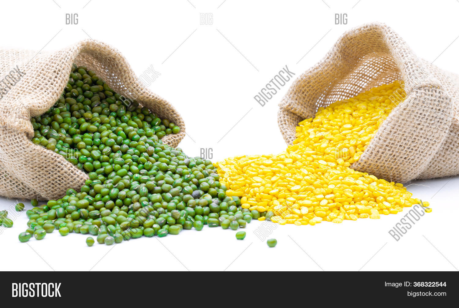 Grains Mung Bean Sack Image & Photo (Free Trial) | Bigstock