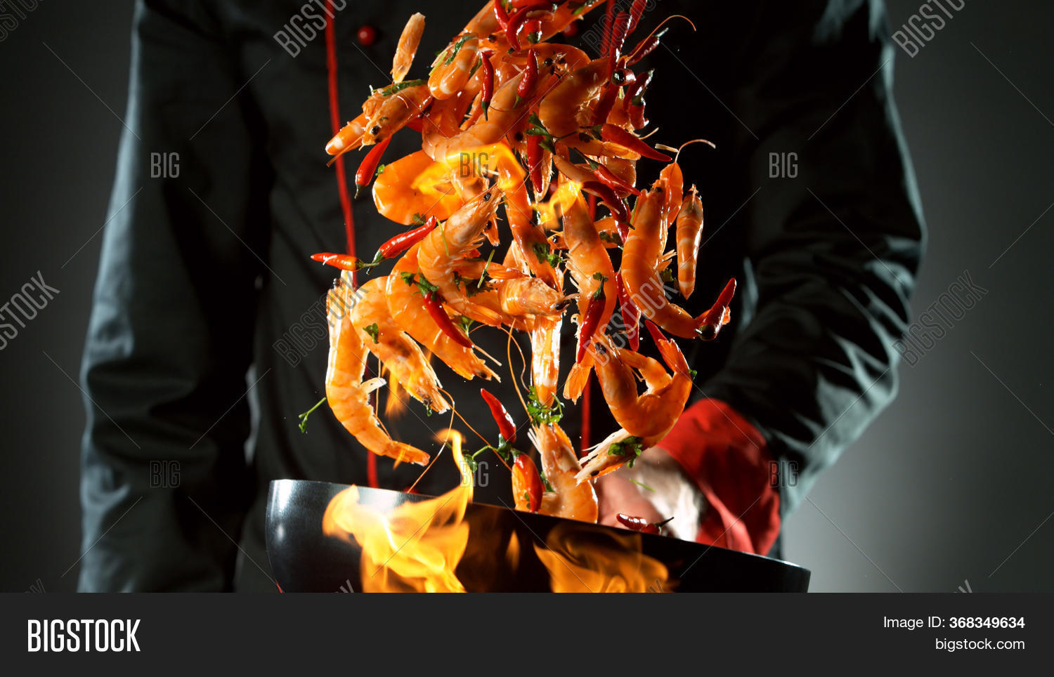 Closeup Chef Throwing Image & Photo (Free Trial) | Bigstock