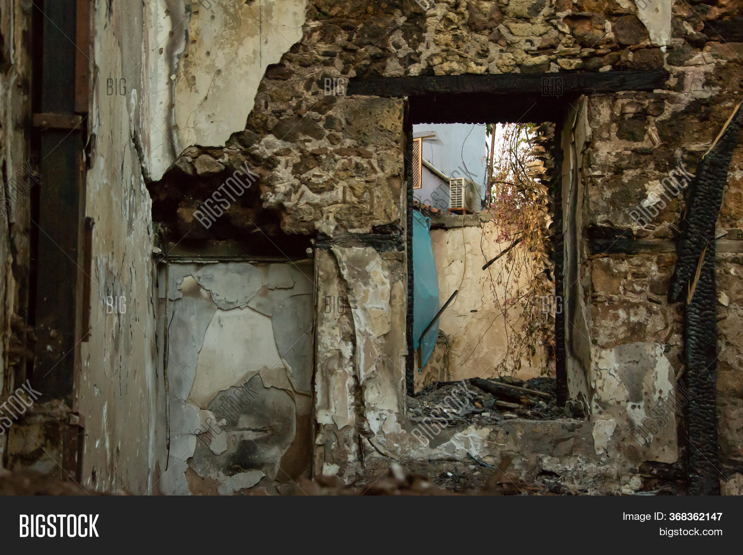 Ruins Burned Ancient Image & Photo (Free Trial) | Bigstock