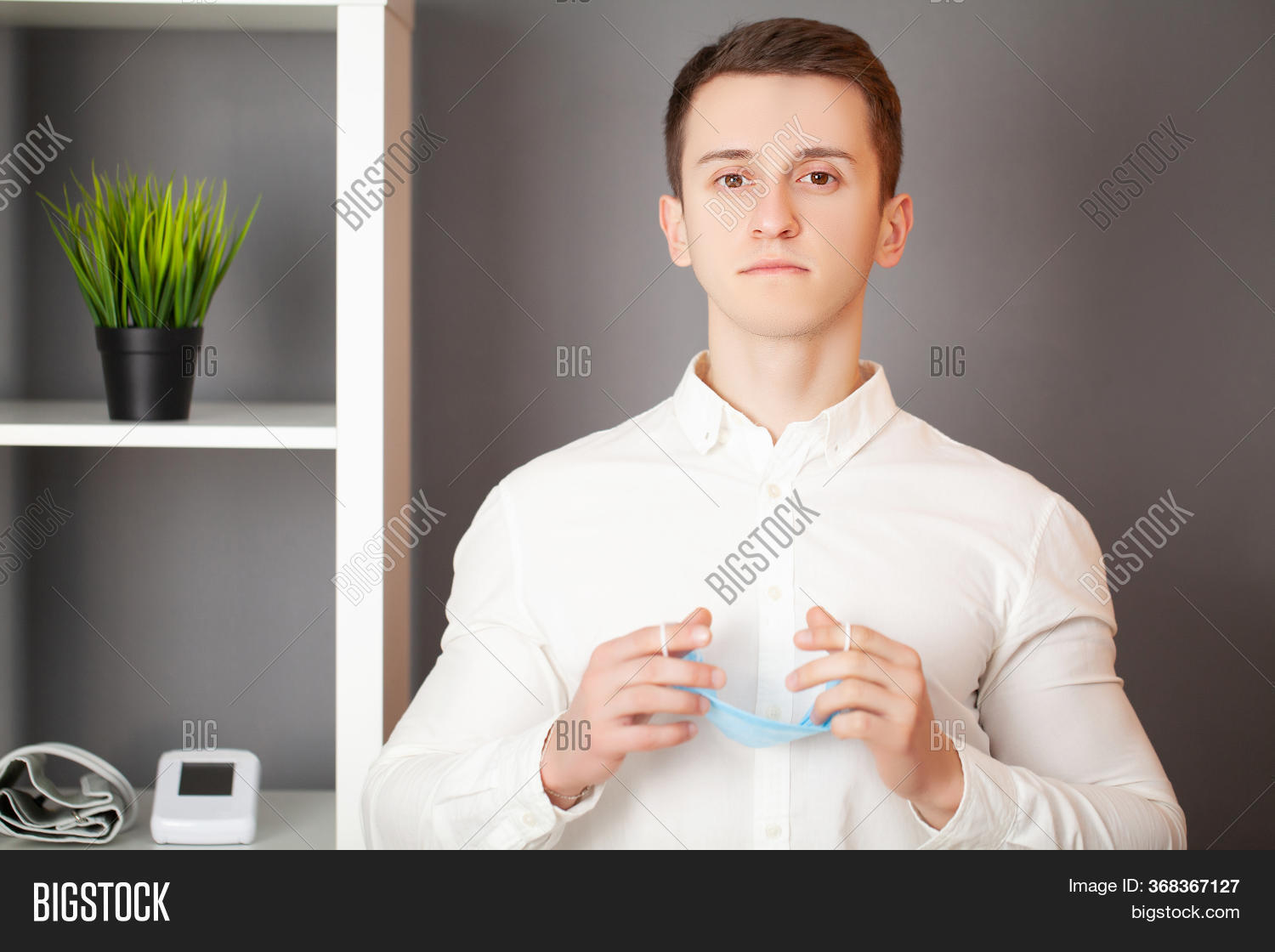 Man Holding Face Mask Image & Photo (Free Trial) | Bigstock