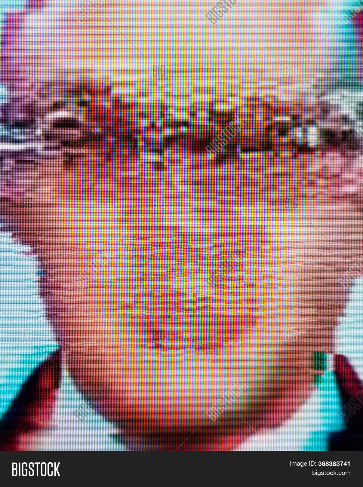 Man's Face On Screen. Image & Photo (Free Trial) | Bigstock