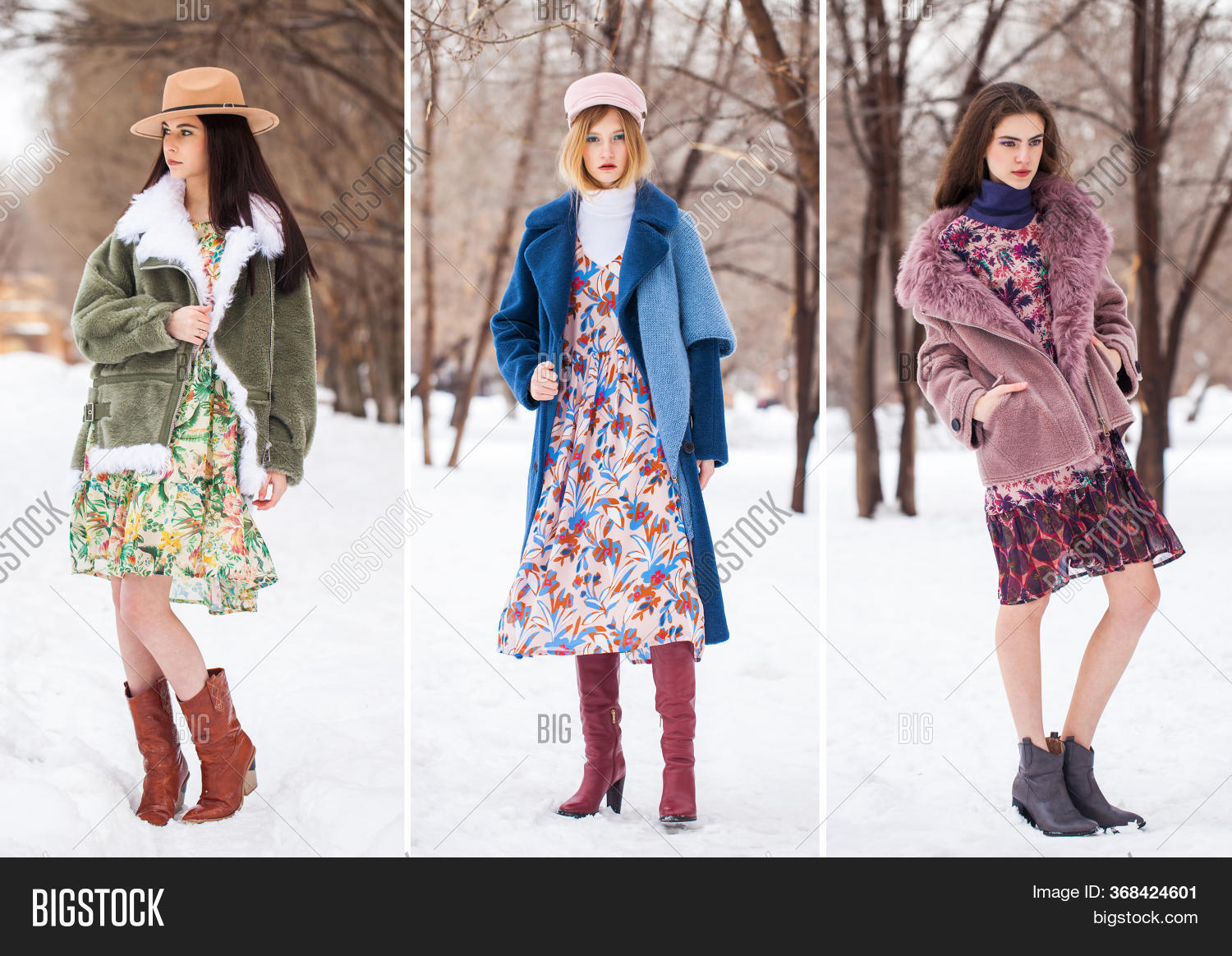 Collage Winter Fashion Image & Photo (Free Trial) | Bigstock