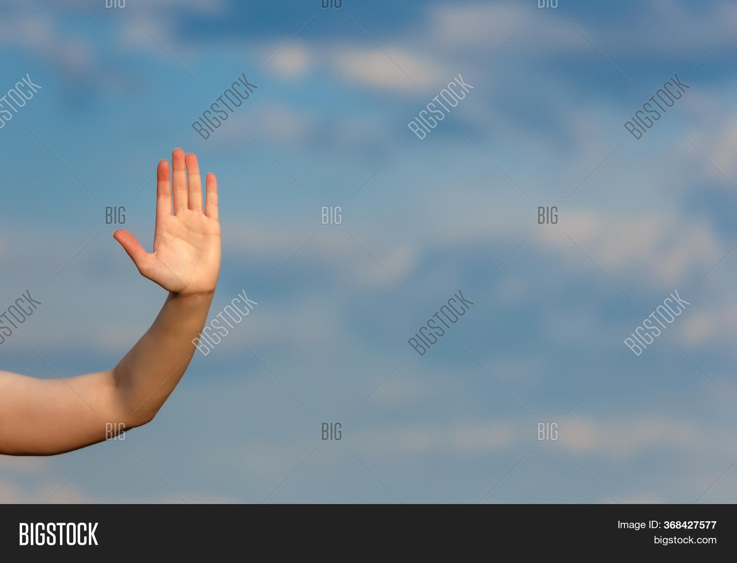 Woman Hand Over Clouds Image & Photo (Free Trial) | Bigstock