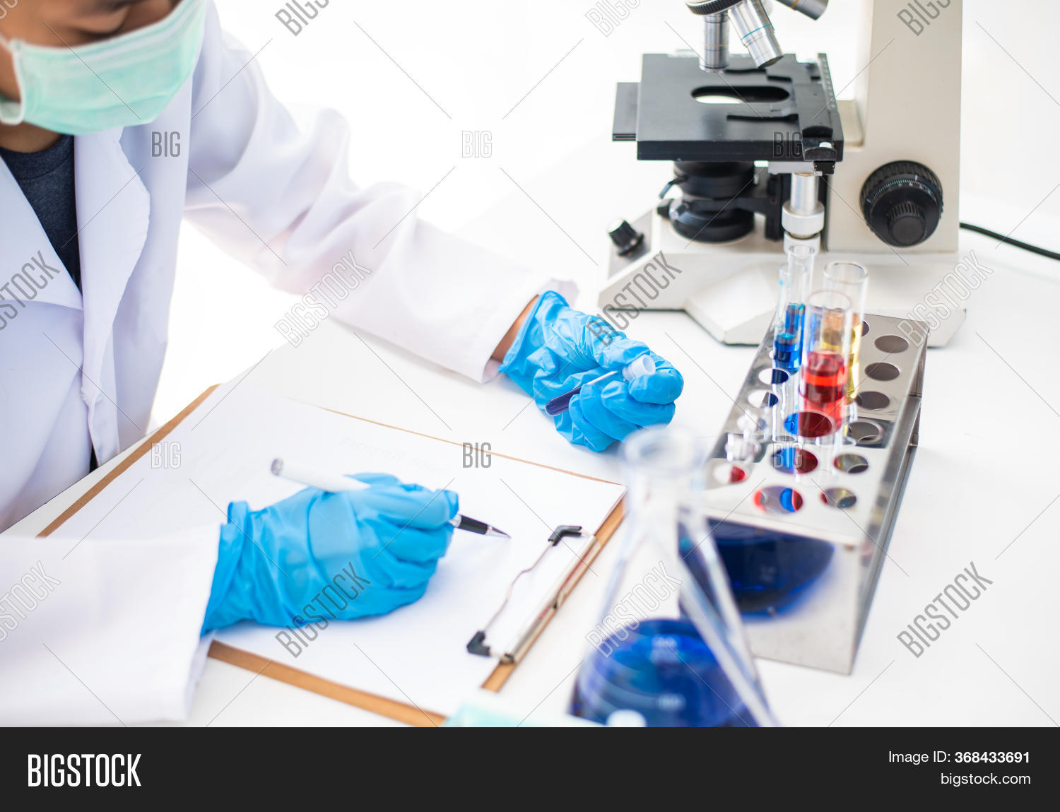 Scientist Recording Image & Photo (Free Trial) | Bigstock