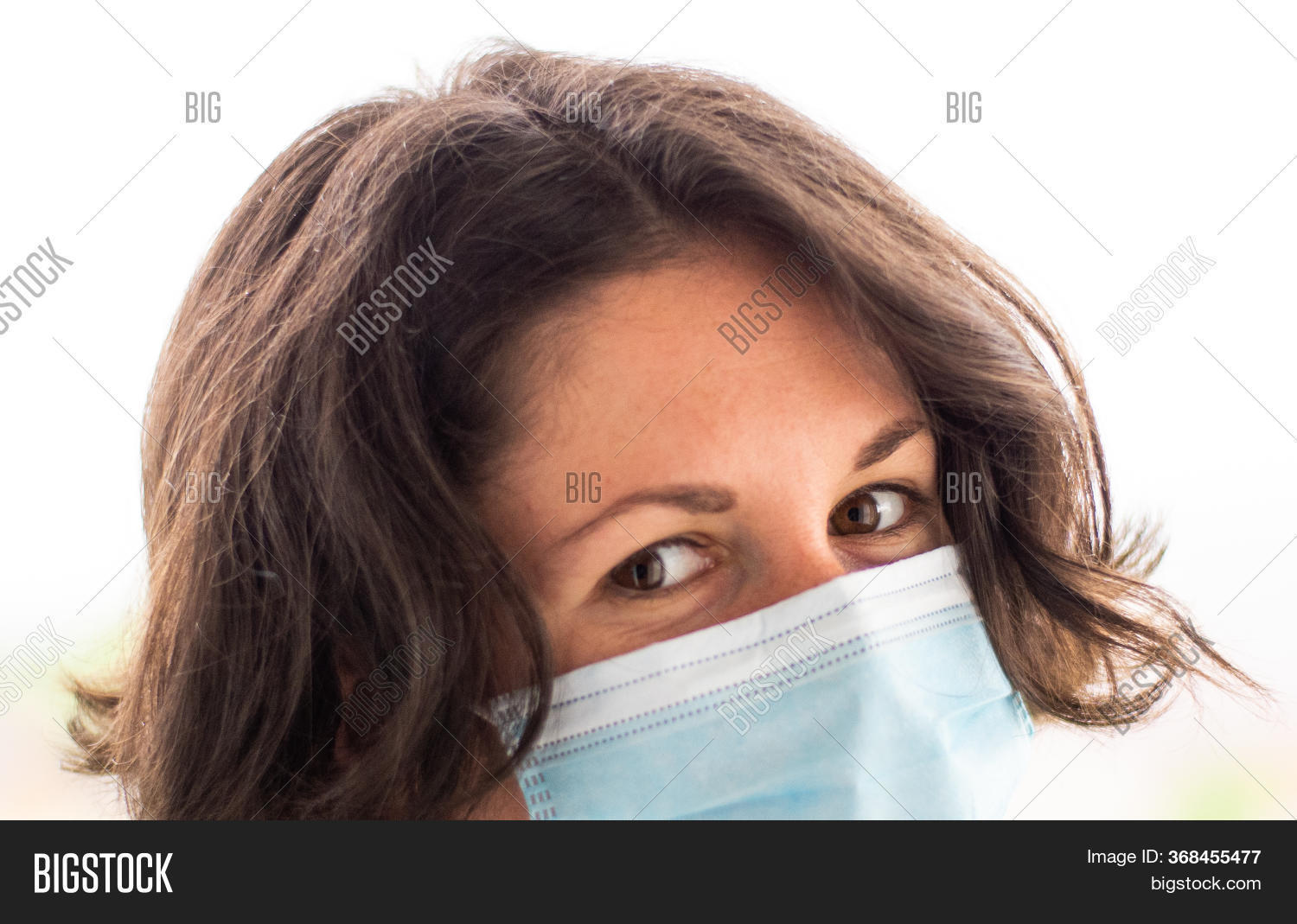 Girl Blue Medical Mask Image & Photo (Free Trial) | Bigstock