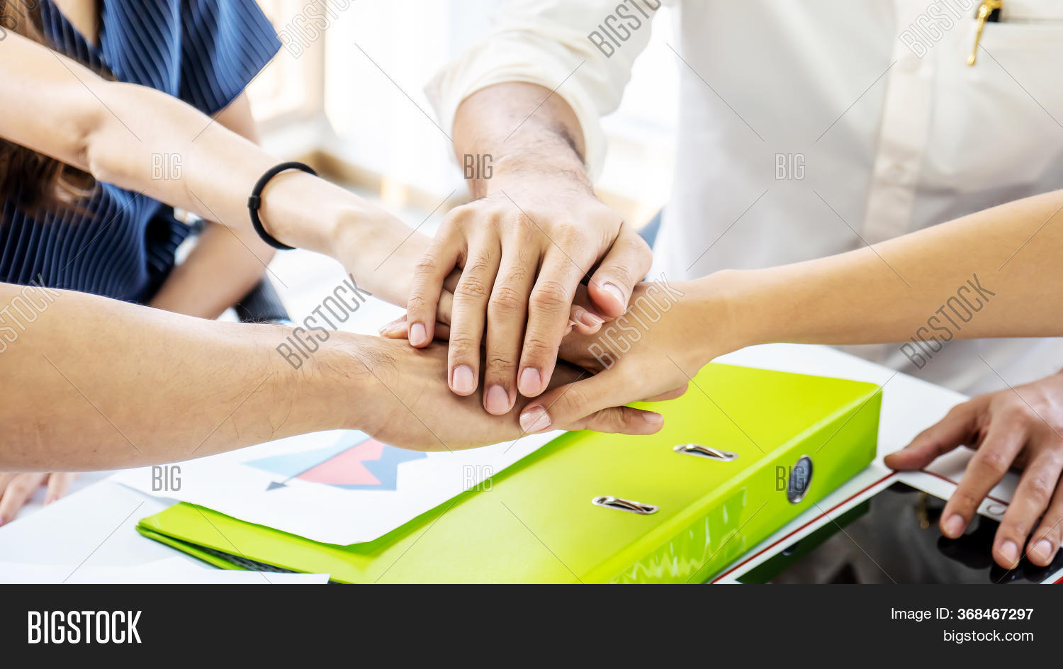 Business Team Stack Image & Photo (Free Trial) | Bigstock