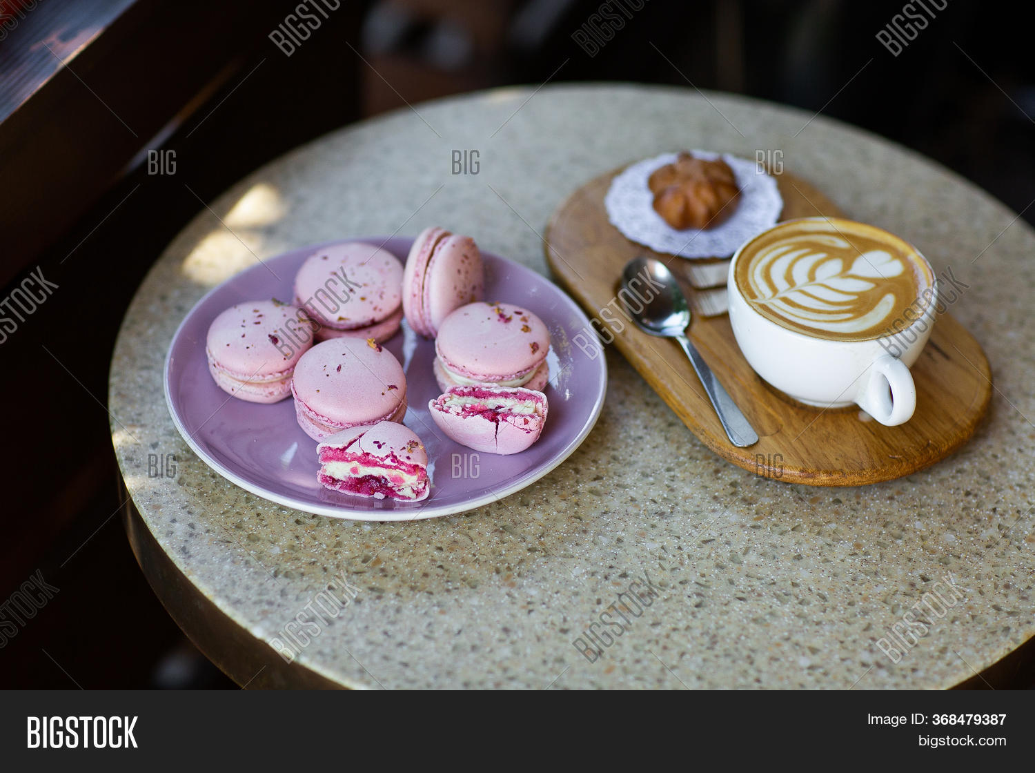 Macaroons On Plate On Image & Photo (Free Trial) | Bigstock