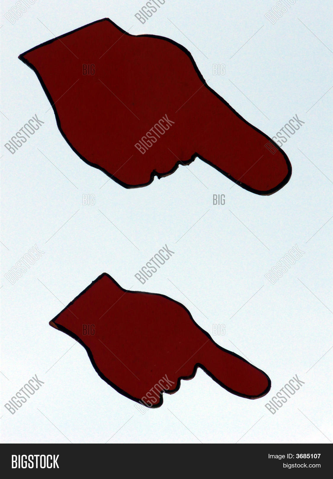 Finger Pointing Right Image & Photo (Free Trial) | Bigstock