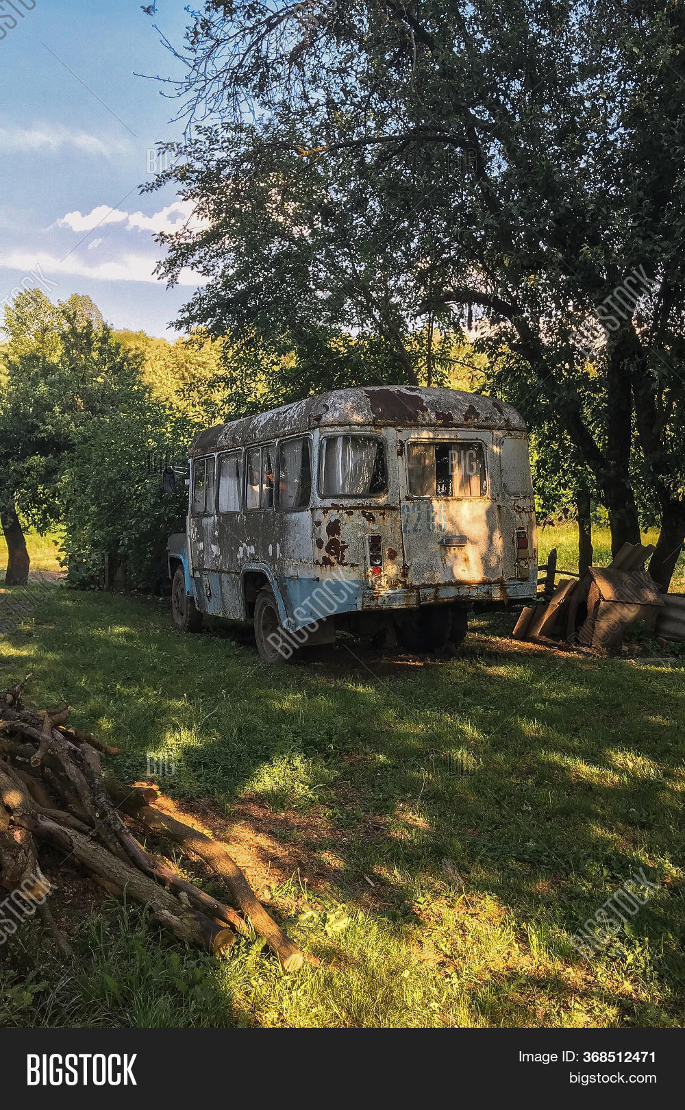 Old Rusty Soviet Bus Image & Photo (Free Trial) | Bigstock