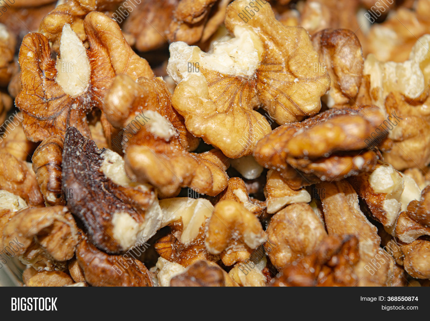 Peeled Walnuts Close Image & Photo (Free Trial) | Bigstock