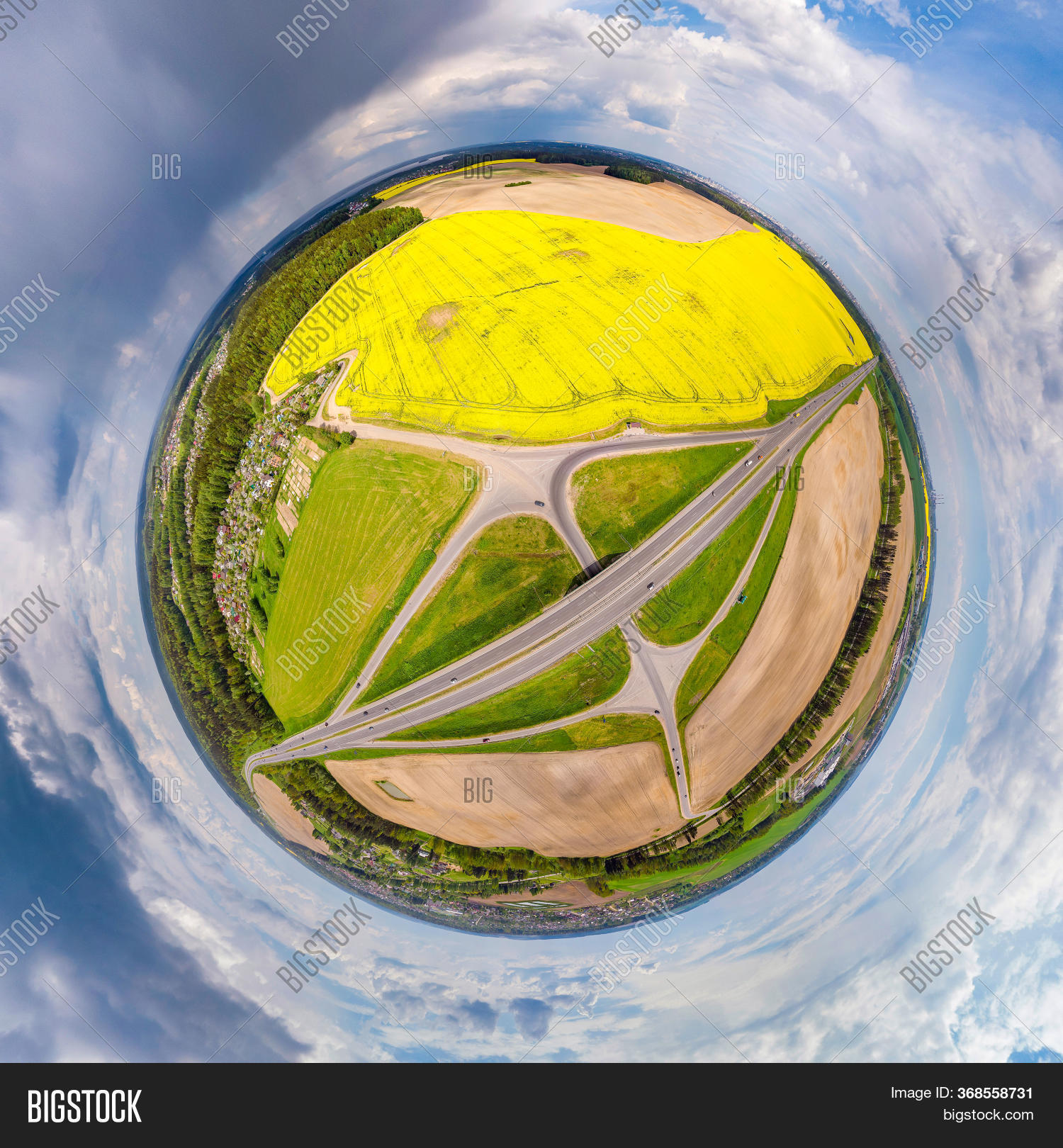 Little Planet Panorama Image & Photo (Free Trial) | Bigstock