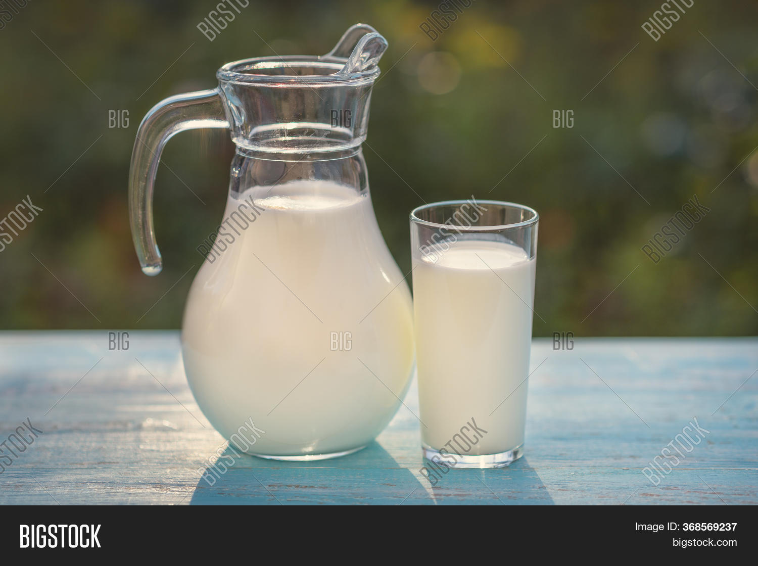 Fresh Milk Poured Into Image & Photo (Free Trial) | Bigstock