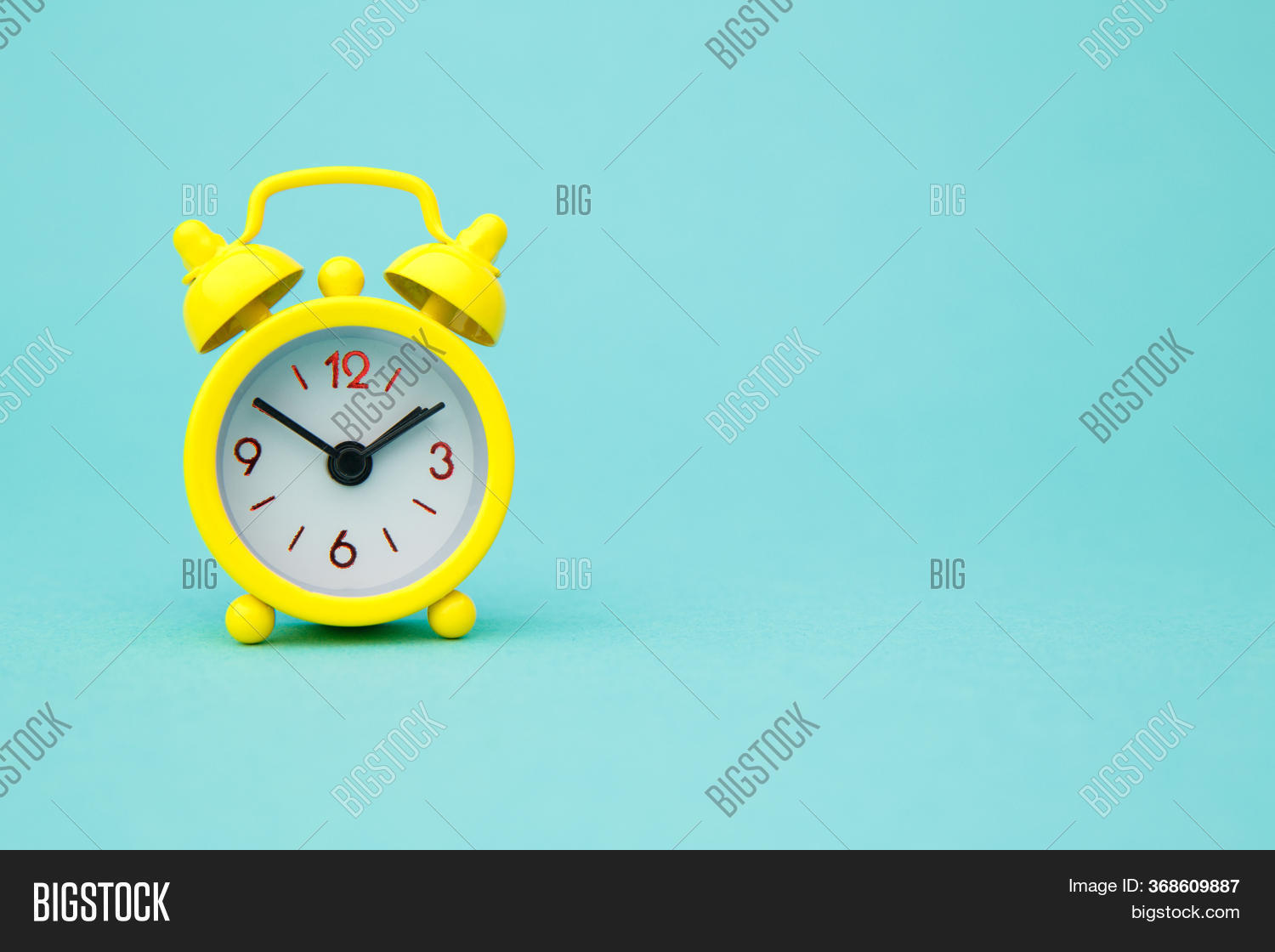 Yellow Alarm Clock Image & Photo (Free Trial) | Bigstock