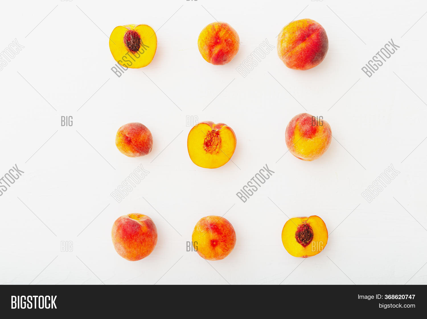 Peaches Peach Halves Image & Photo (Free Trial) | Bigstock