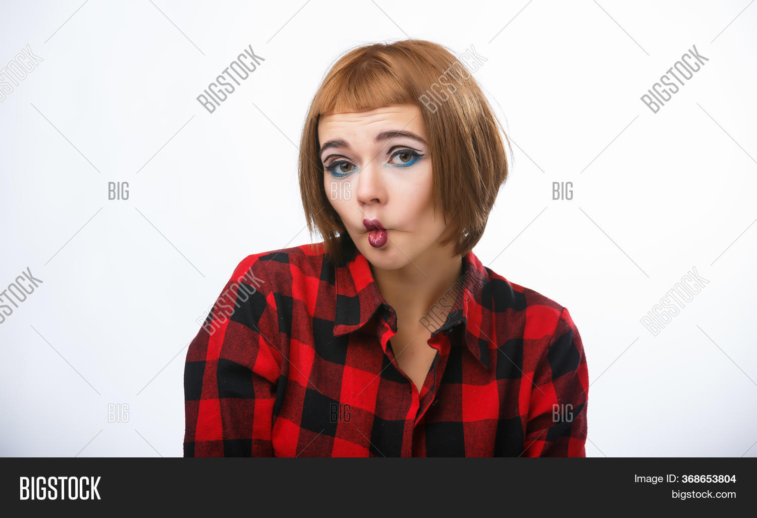 Womans Portrait Funny Image & Photo (Free Trial) | Bigstock