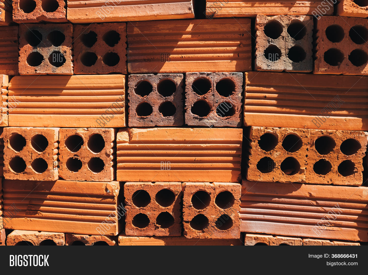 Hollow Red Bricks Image & Photo (Free Trial) | Bigstock