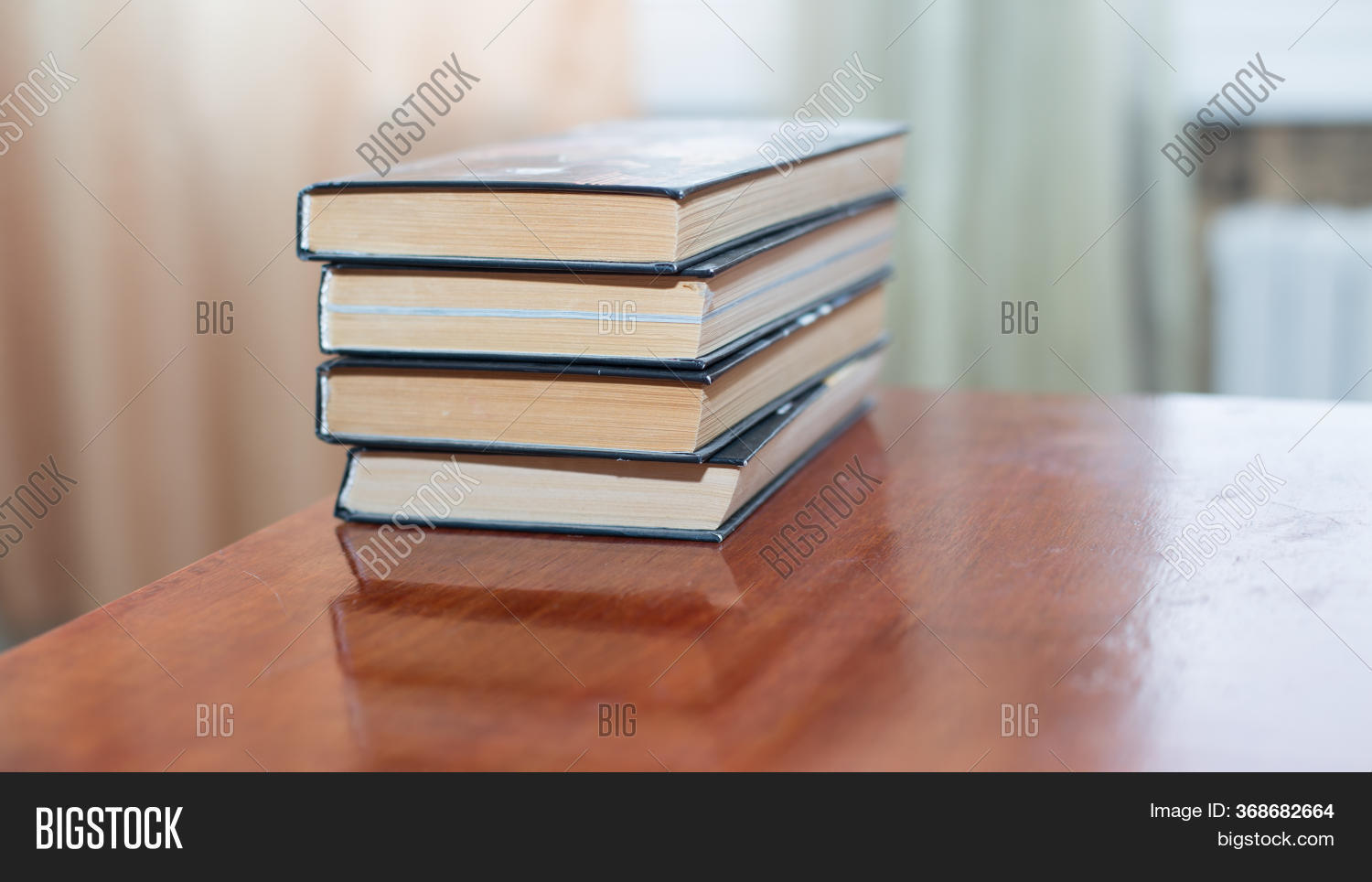 Stack Books On Table Image & Photo (Free Trial) | Bigstock