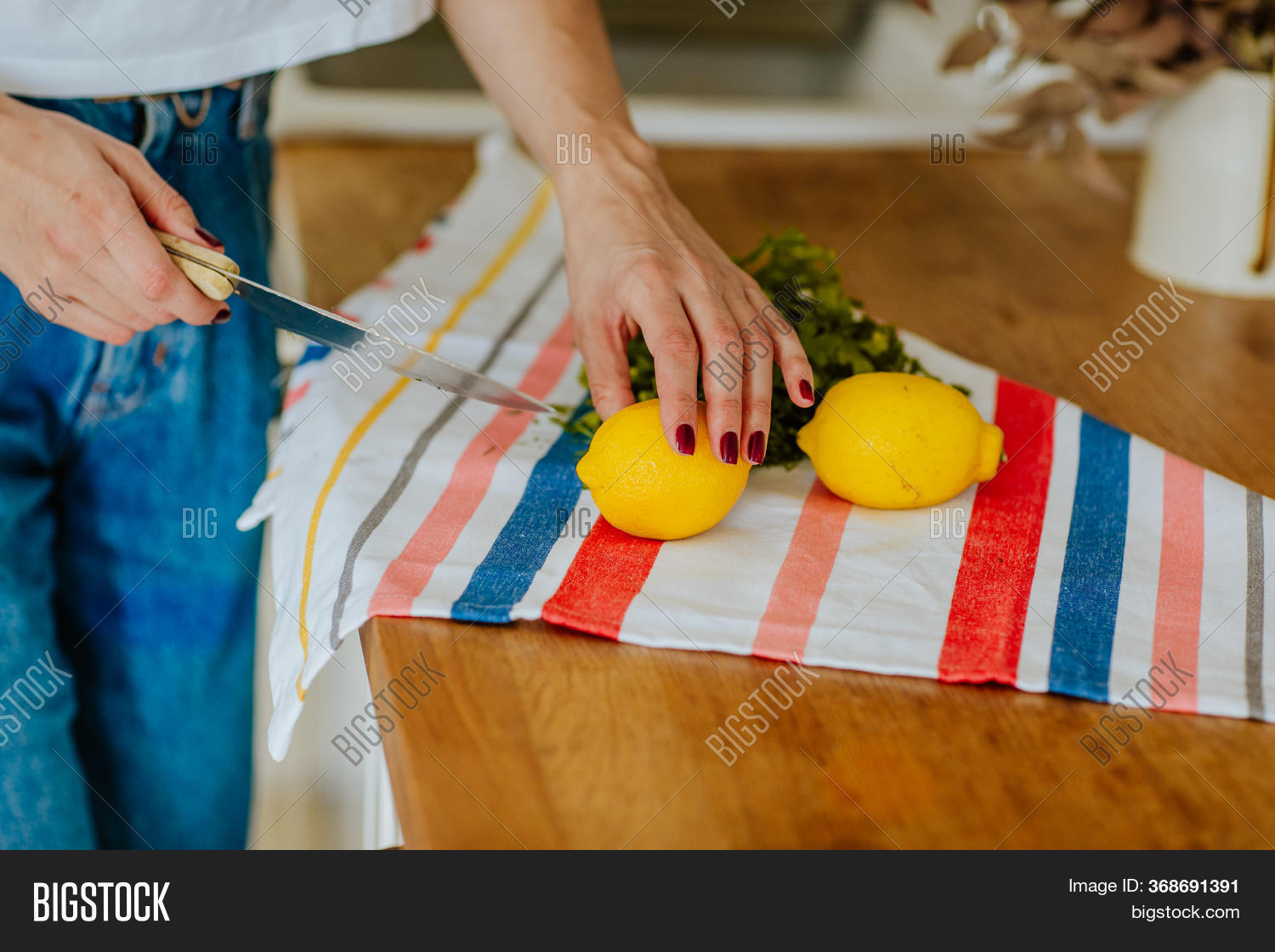 Womans Hands Cutting Image & Photo (Free Trial) | Bigstock