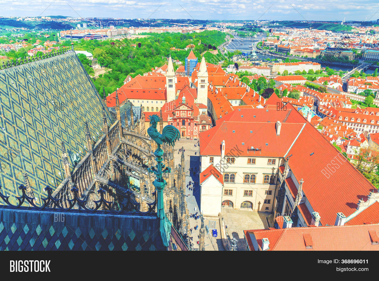 Top Aerial View Prague Image & Photo (Free Trial) | Bigstock