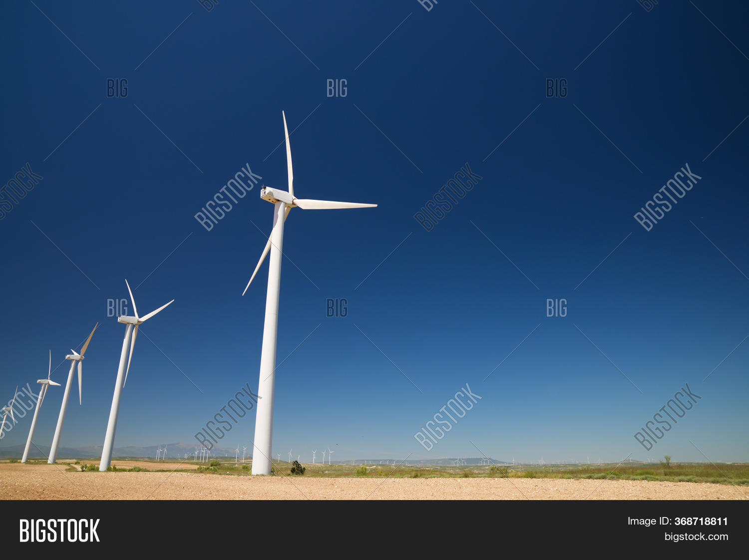 Wind Turbines Electric Image & Photo (Free Trial) | Bigstock