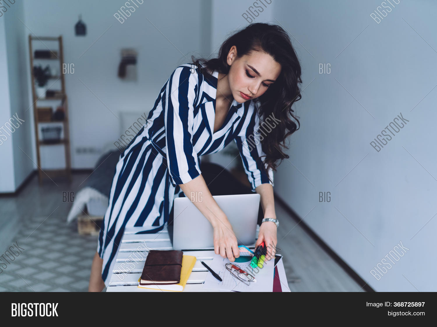 Engaged Woman Stooping Image & Photo (Free Trial) | Bigstock