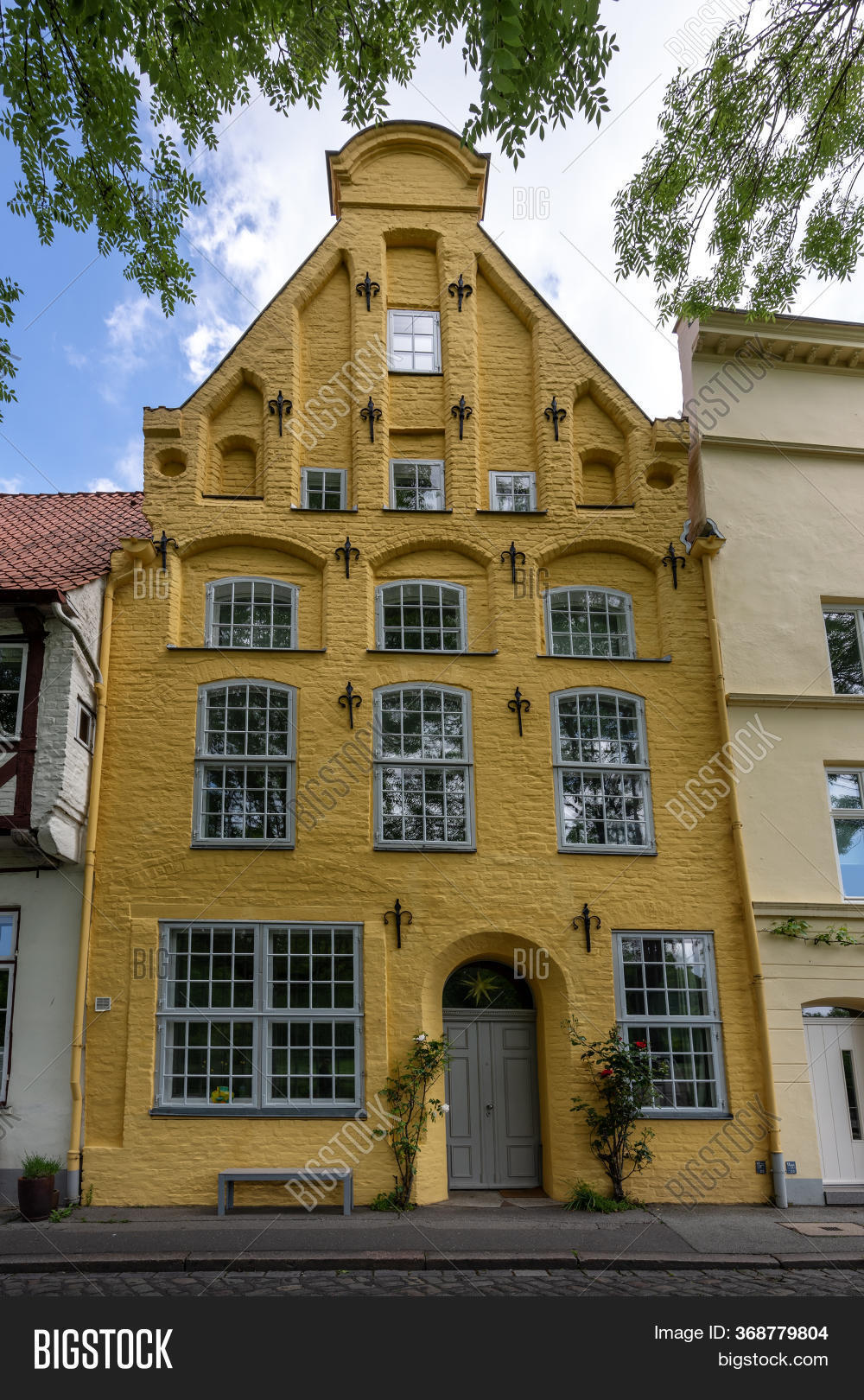 Yellow Facade Historic Image & Photo (Free Trial) | Bigstock