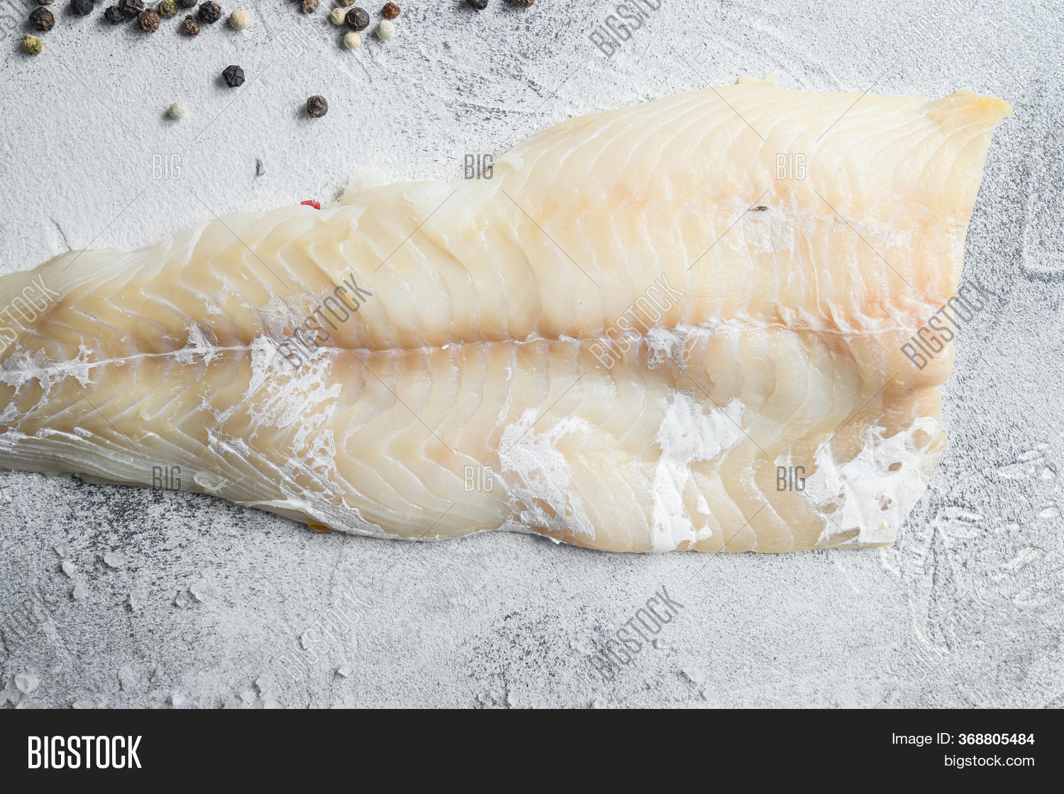 Cod Fillets On Grey Image & Photo (Free Trial) | Bigstock