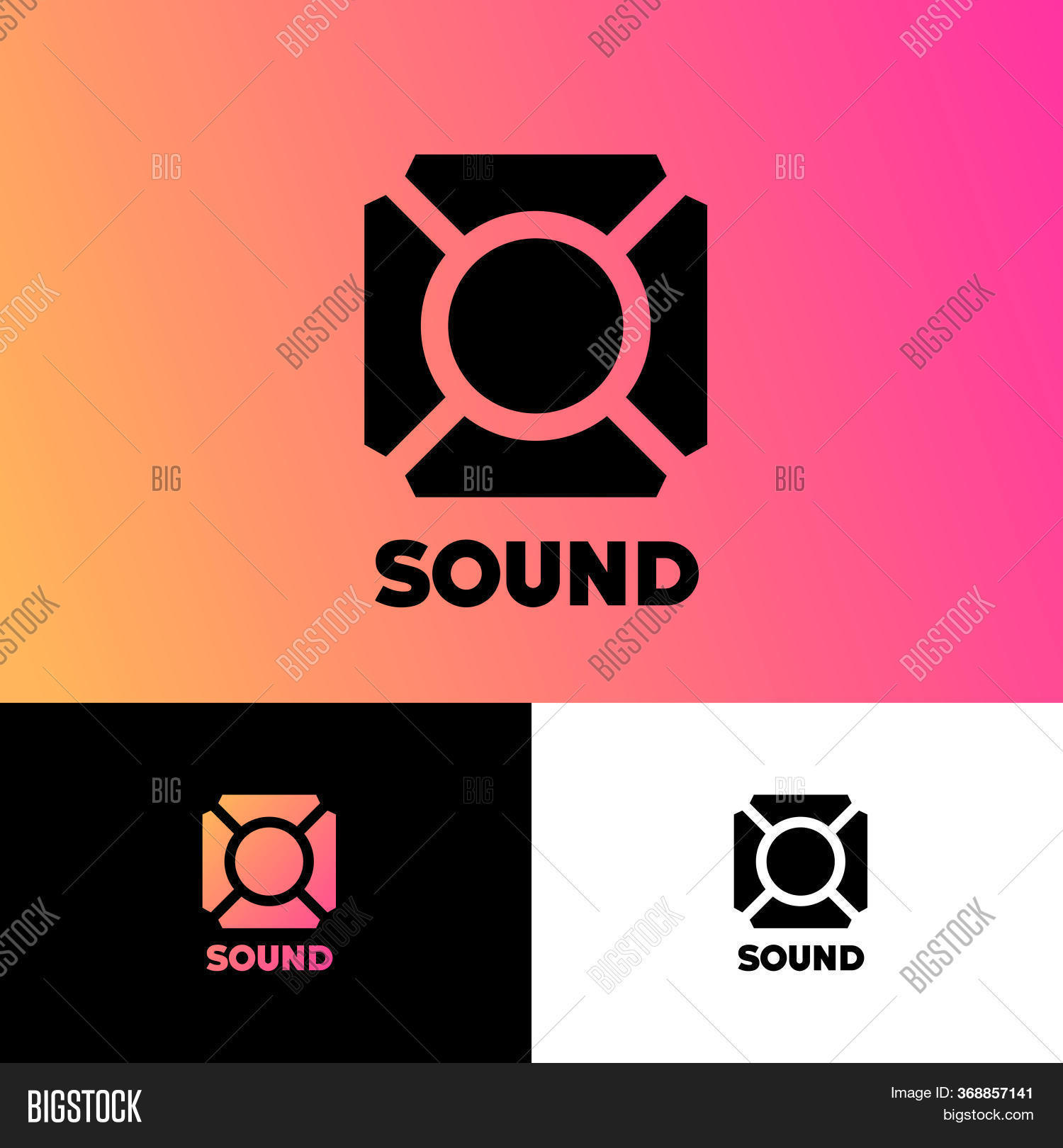 Sound Logo. Musical Vector & Photo (Free Trial) | Bigstock