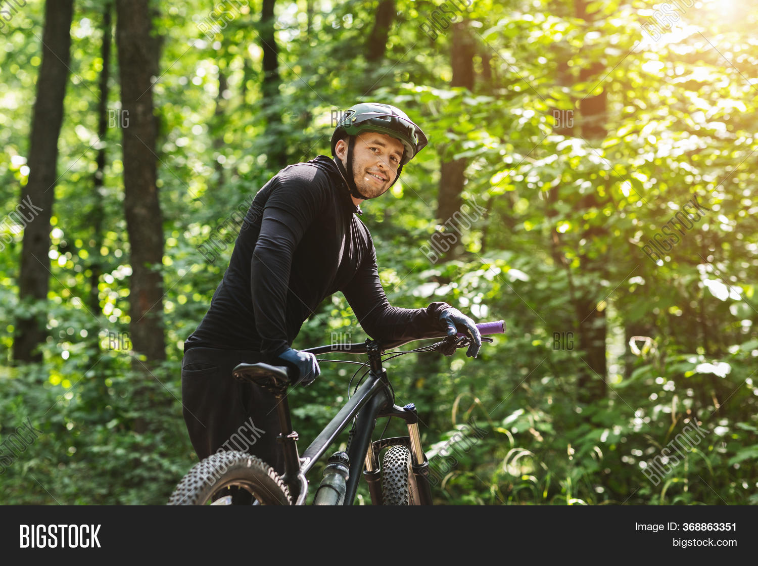 Tired Young Biker Image & Photo (Free Trial) | Bigstock