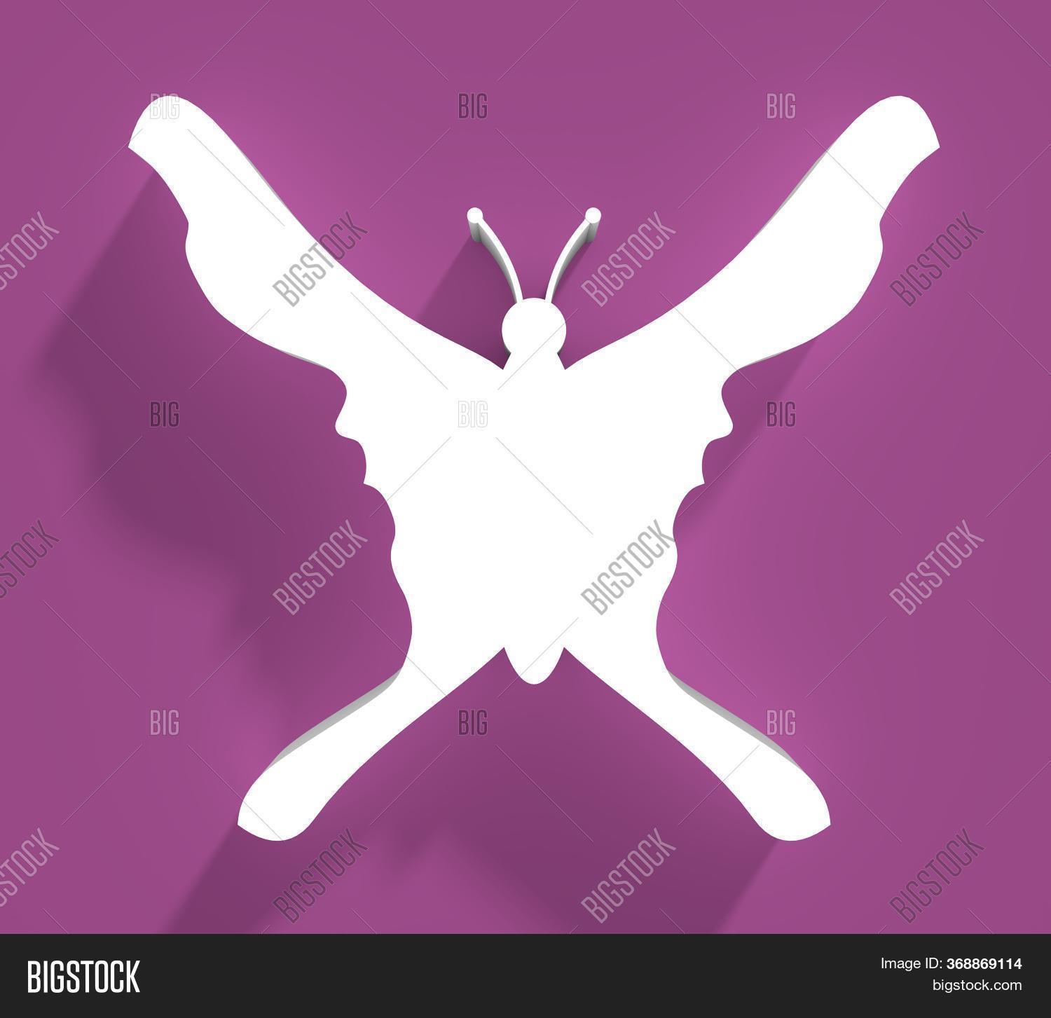 Butterfly Two Face Image & Photo (Free Trial) | Bigstock