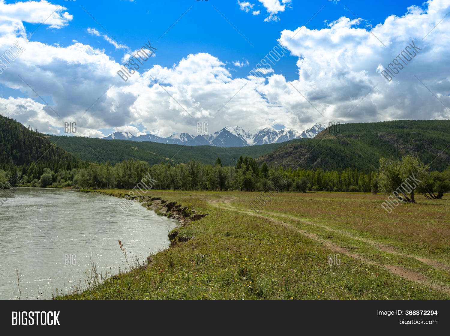 Shore Mountain River Image & Photo (Free Trial) | Bigstock